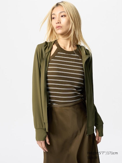 Uniqlo AIRism UV Protection Full-Zip Hoodie – Prisma Clothing & Brands